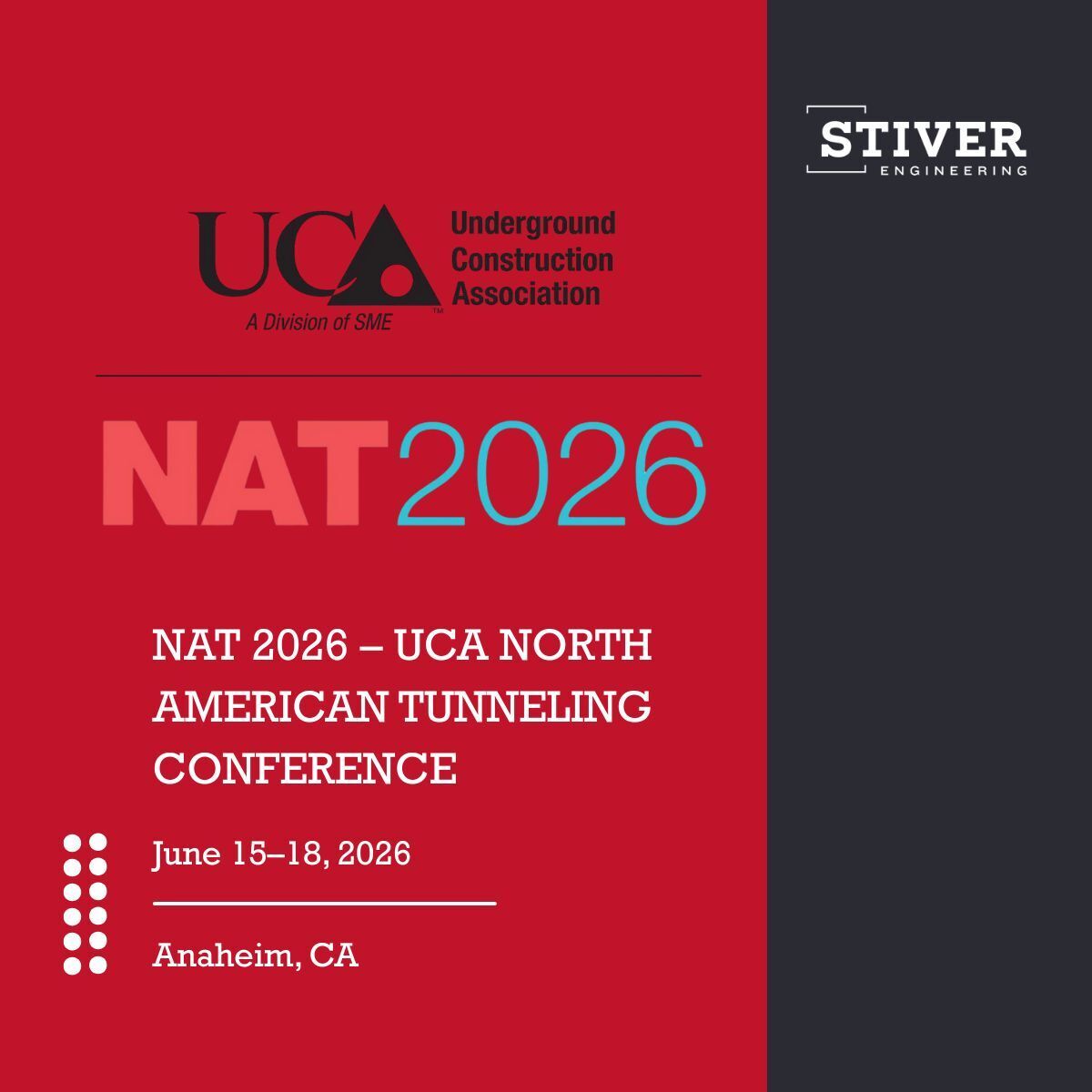 NAT 2026 – UCA North American Tunneling Conference